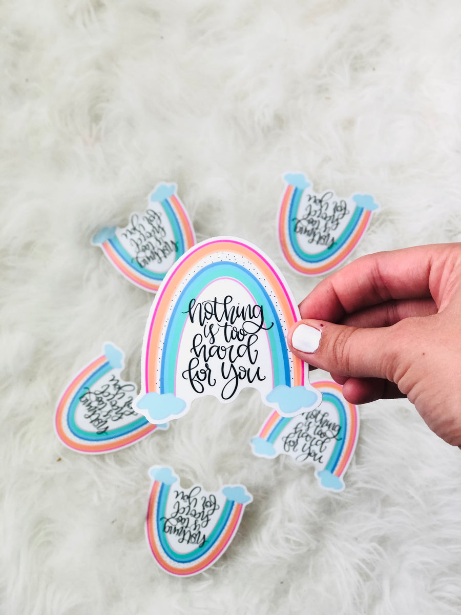 Modern Calligraphy Stickers – Lizzy Loves Letters